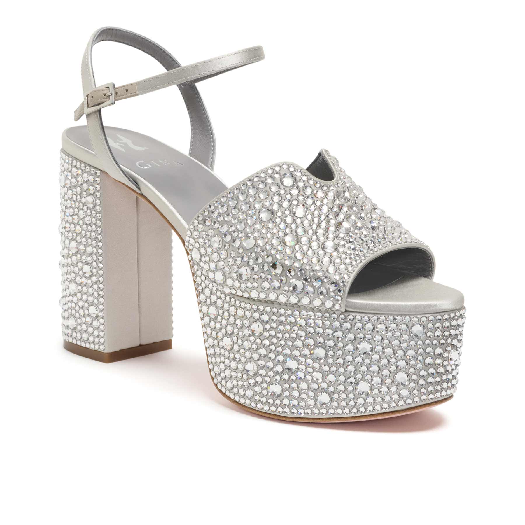 POSITANO Light Grey Satin - GINA