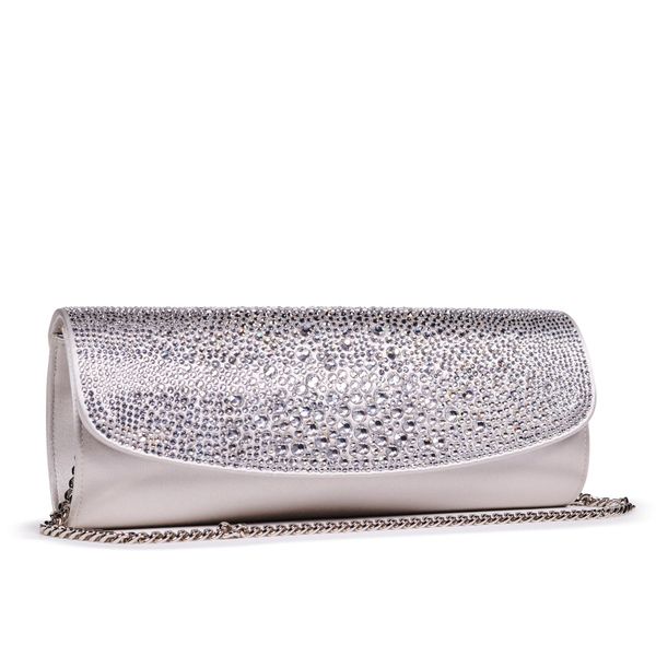 TABITHA Light Grey Satin - GINA